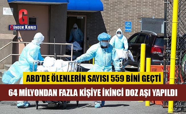ABD'de yaşamını yitirenlerin sayısı 2570 artarak 559 bin 118'e çıktı ... ABD'de yaşamını yitirenlerin sayısı 2570 artarak 559 bin 118'e çıktı ...