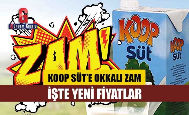 SON DAKİKA! Koop Süt'e okkalı zam - Gündem Kıbrıs Gazetesi - Kıbrıs Haber