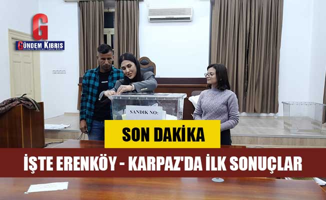 SON DAKİKA! İşte Erenköy - Karpaz'da ilk sonuçlar - Gündem Kıbrıs ... SON DAKİKA! İşte Erenköy - Karpaz'da ilk sonuçlar - Gündem Kıbrıs ...